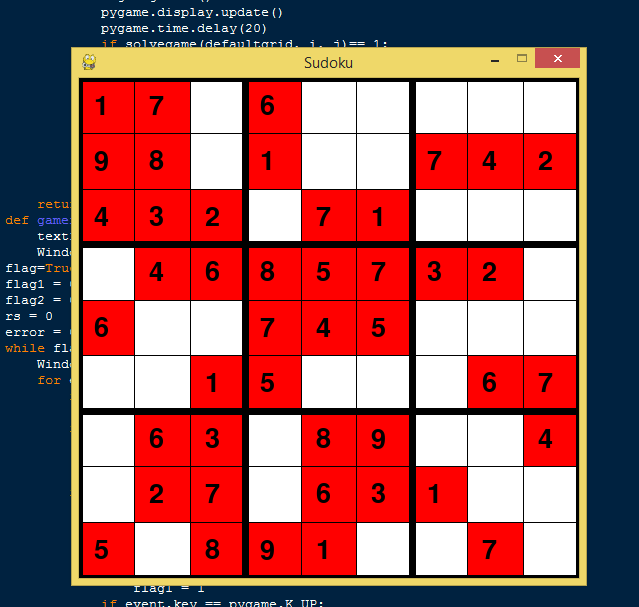 Sudoku Game Using Tkinter In Python Free Source Code Sourcecodester